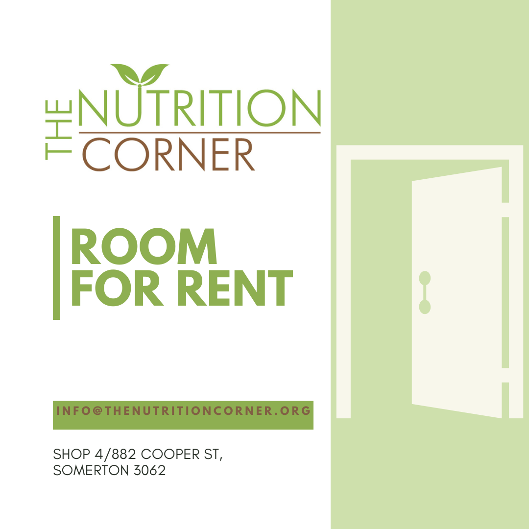ROOM FOR RENT – The Nutrition Corner