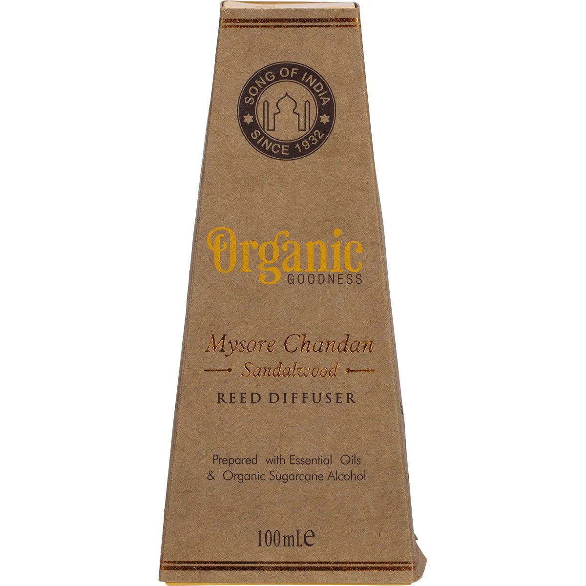 ORGANIC GOODNESS Reed Diffuser Mysore Chandan Sandalwood 100ml – The ...