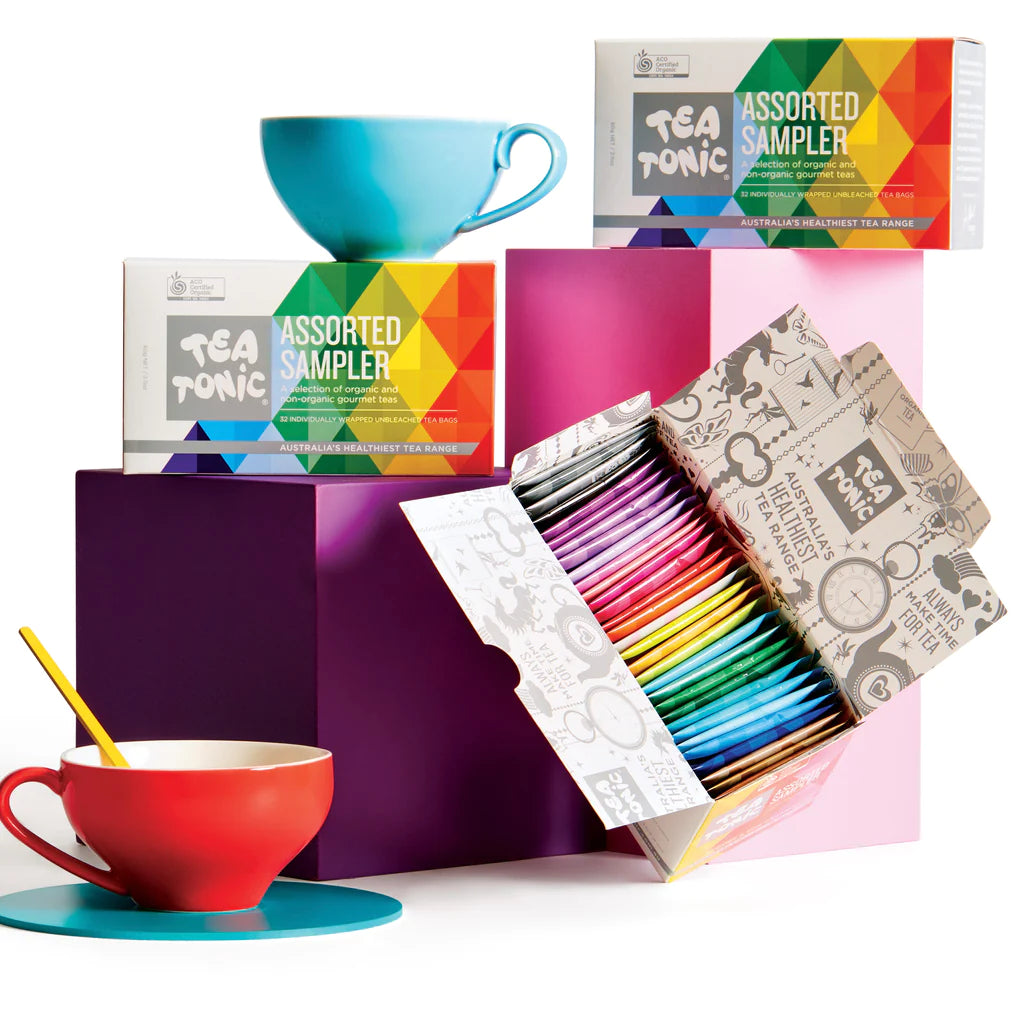 TEA TONIC Sampler Box Tea 32tb – The Nutrition Corner