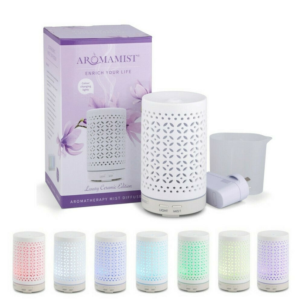 Aromamatic Mistique Ceramic Mist Diffuser – The Nutrition Corner