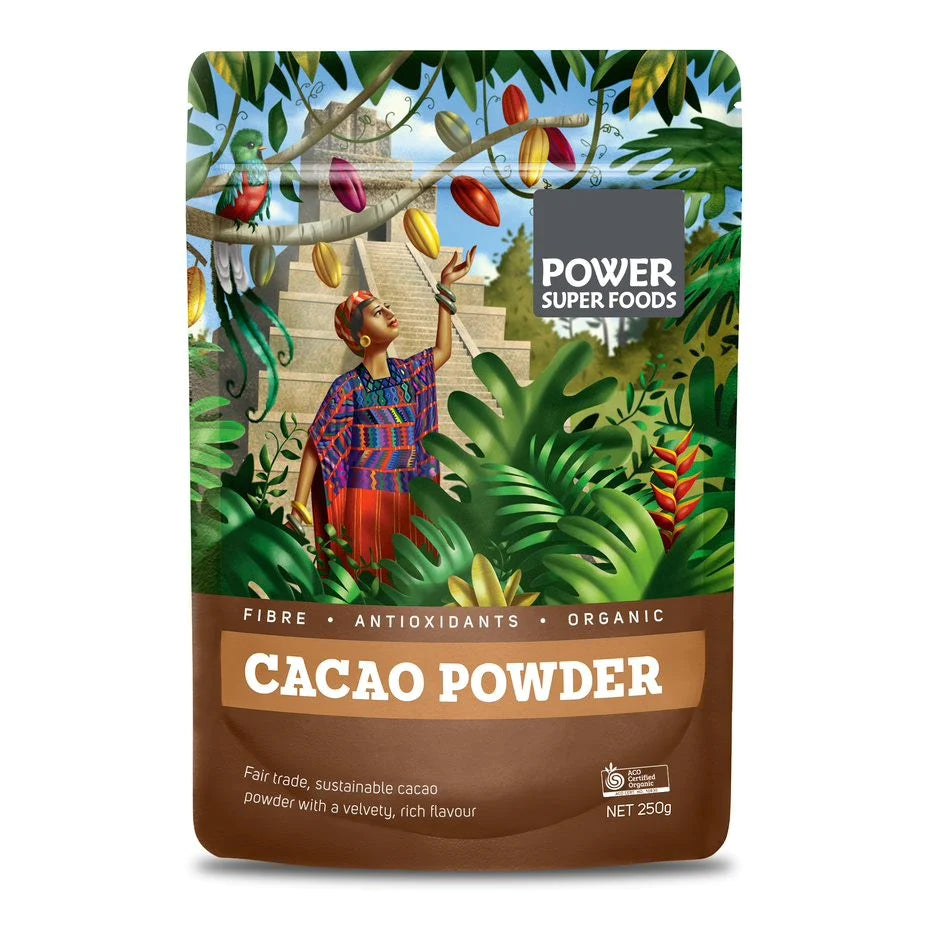 Power Super Foods Cacao Powder 250g – The Nutrition Corner