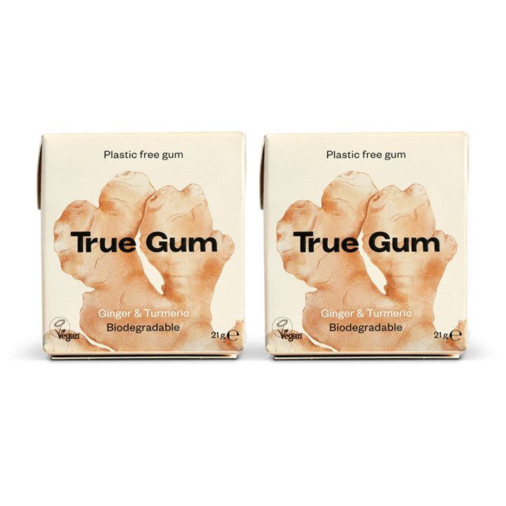 TRUE GUM- Ginger Turmeric 21g – The Nutrition Corner