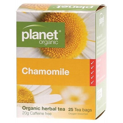 Planet Organic Chamomile Tea x25tb – The Nutrition Corner
